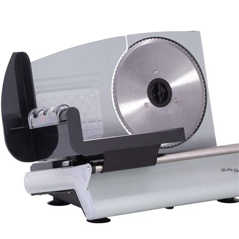 Healthy Choice Premium Electric Food Slicer Cuts Meat Cheese And Bread