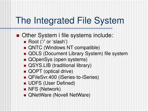 PPT Michigan ISeries Technical Education Conference QShell And The Integrated File System