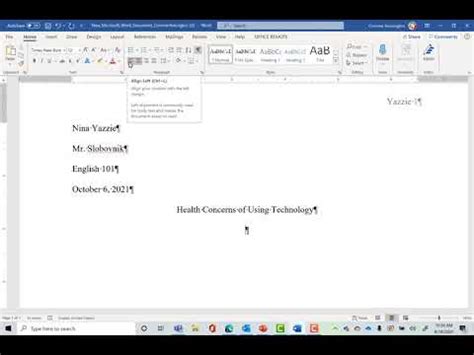 Word Module 2 YouTube