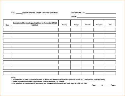 Expense Report Forms Printable Expense Spreadsheet Template Spreadsheet