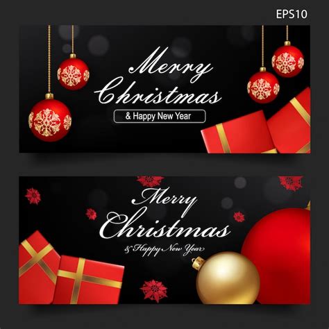 Plantilla De Vale De Regalo De Navidad Vector Premium
