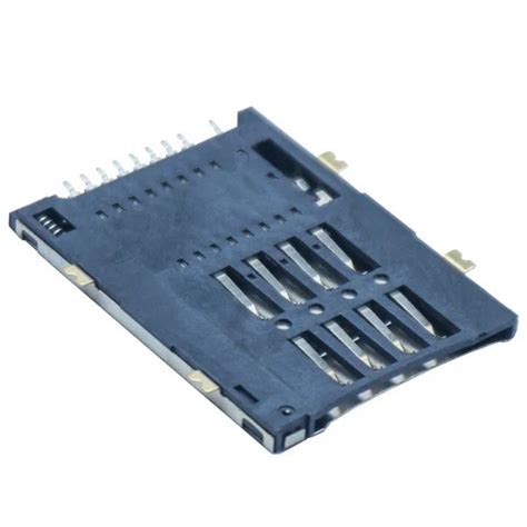 Buy Pin Smt Push Push Type Socket Adapt Sim Card Connector From ShenZhen XinNanTian