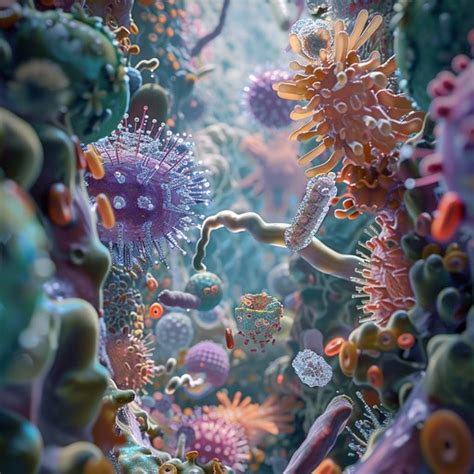 Free Microscopic Ecosystem Representation Photo Microscopic