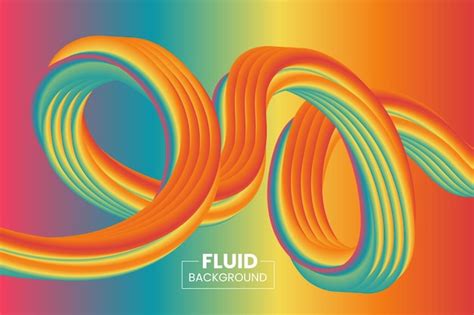 Premium Vector Abstract Fluid Background Design Template