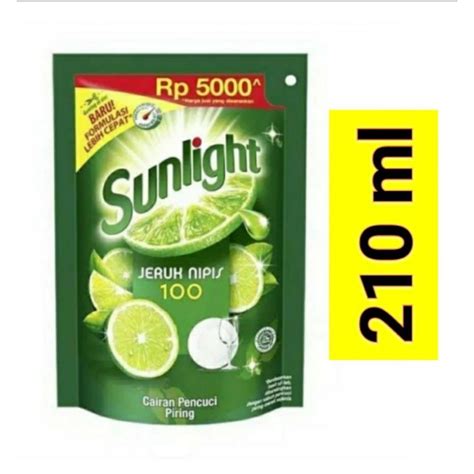 Jual Sunlight 210ml Sunlight Pencuci Piring 210ml Sunlight 5000 An Sabun Cuci Piring