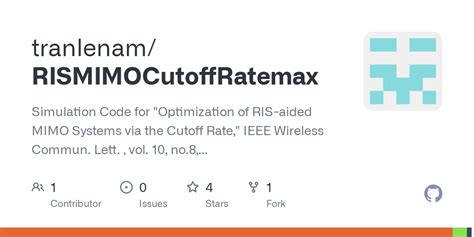 Github Tranlenam Rismimocutoffratemax Simulation Code For