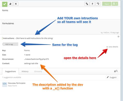How To Use The New Transifex Instructions Area Fxbenard
