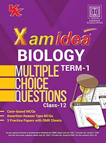 Buy Xam Idea CBSE MCQs Chapterwise For Term I Class 12 Biology With