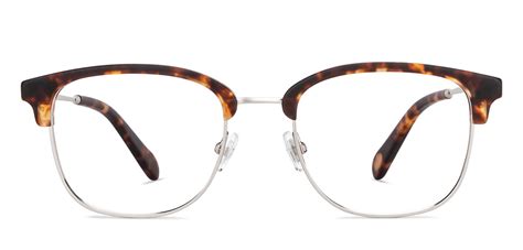 Tortoise Rectangle Full Rim Men Eyeglasses By Fossil 148805 Lenskart