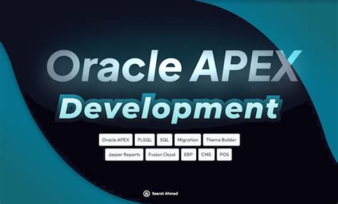 Develop And Customize Oracle Apex Applications By Mseeratahmad Fiverr