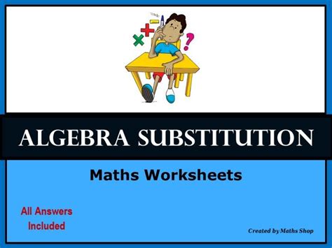 Algebra Substitution Bundle Teaching Resources