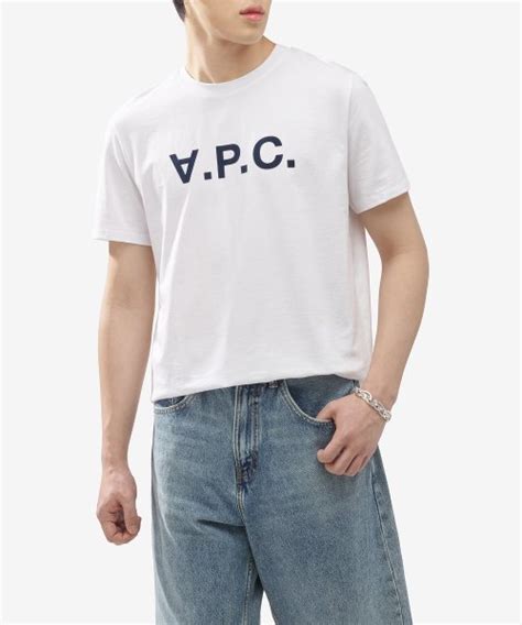 아페쎄 남성 Vpc 로고 반소매 티셔츠 화이트 Cobqxh26586iak 위시버킷