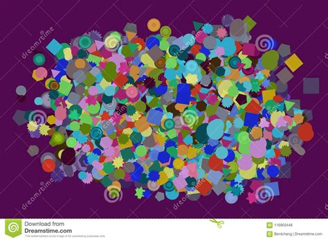 Abstract Geometric Mixed Pattern Colorful And Artistic For Graphic Design Catalog Textile Or