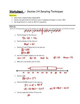 Teacher Guide Lesson Sampling Techniques By Mr Kanes Counting Corner