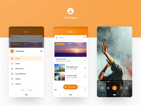 Vlc Player Redesign On Behance