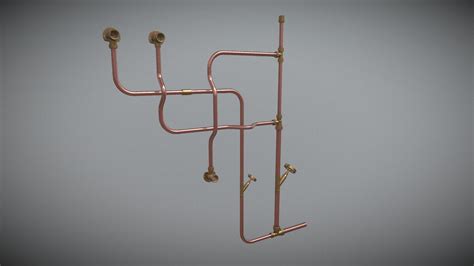 Waterleiding Van Koperen Buis D Model By Stichting Consortium Beroepsonderwijs Scb D