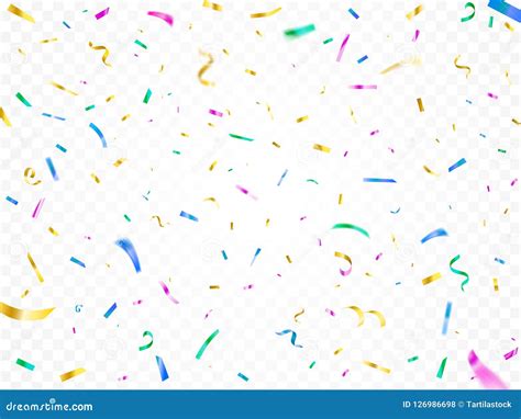Colorful Falling Confetti Christmas Festival Party Decor Carnival