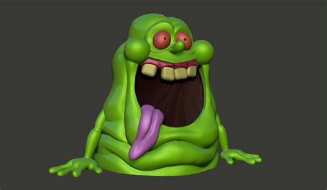 🍬 Slimer And The Real Ghostbusters Candy Bowl・ Stl File For ・cults