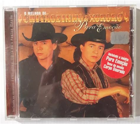 Cd Chitãozinho E Xororó Pura Emoção Ótimo Estado Mercadolivre
