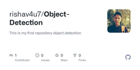 Github Rishav U Object Detection This Is My First Repository Object Detection
