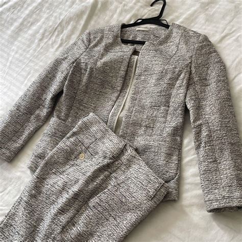 La Splendina ツイードノーカラージャケットパンツ セットアップ38 メルカリ