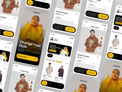 Fashion E Commerce App Erigo By Gidion Bagas Prananta 🤟 On Dribbble