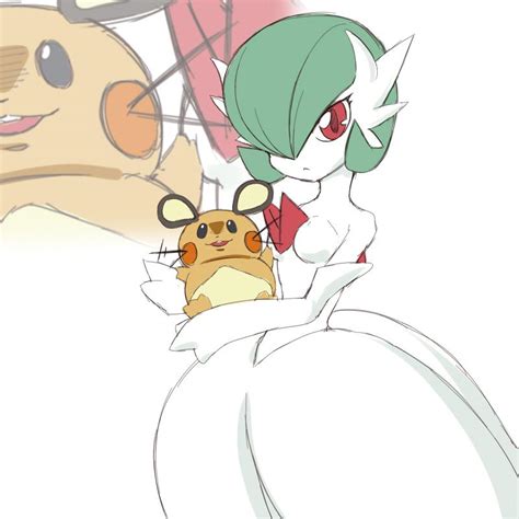 Gardevoir Mega Gardevoir And Dedenne Pokemon Drawn By Semikichi