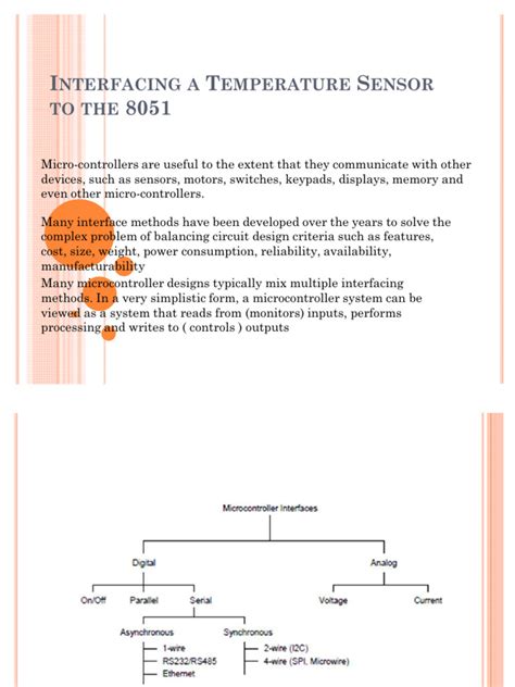 Interfacing A Temprature Sensor To The 8051 Pdf