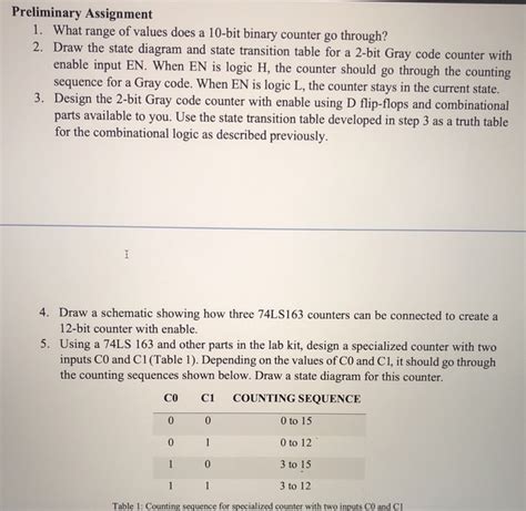 solved preliminary assignment 1 what range of values does a
