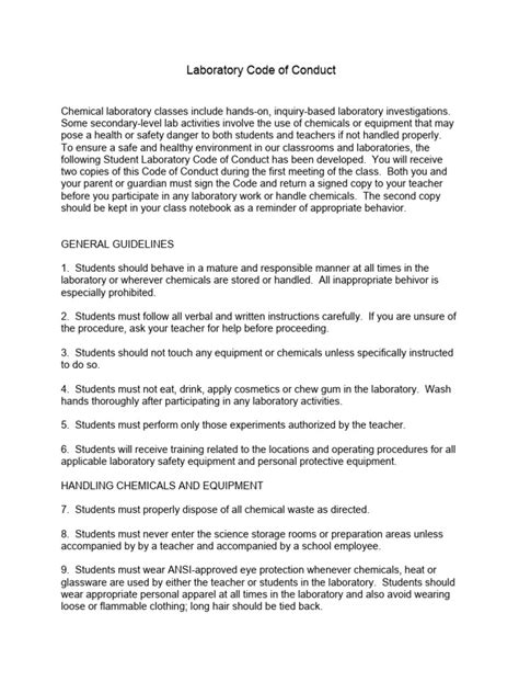 Laboratory Coc Updated Pdf Laboratories Teachers