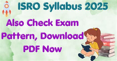 Isro Syllabus 2025 And Exam Pattern Download Pdf Now All Exam Review
