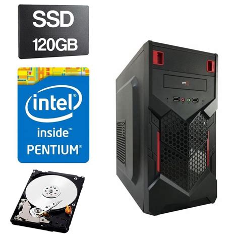 Computador Home CPU Intel Pentium Dual Core G2030 3 0GHZ 4GB DDR3 SSD
