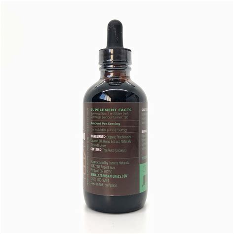 Lazarus Naturals Chocolate Mint Flavored High Potency Full Spectrum