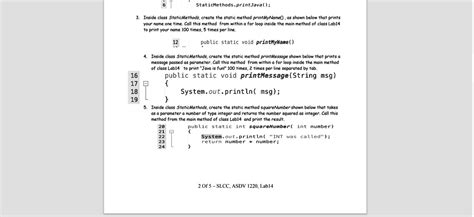 Inside Class Staticmethods Create The Static Method Printmyname As
