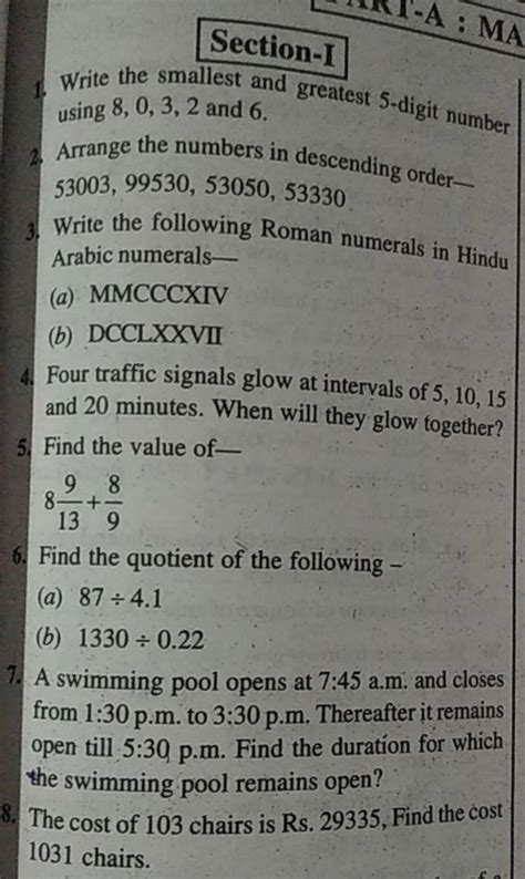 write the smallest and greatest 5 digit number using 8 0 3 2 and 6 arra