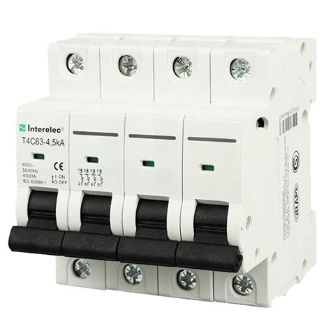 Interelec Interruptor TermomagnÉtico Cuatro Polos