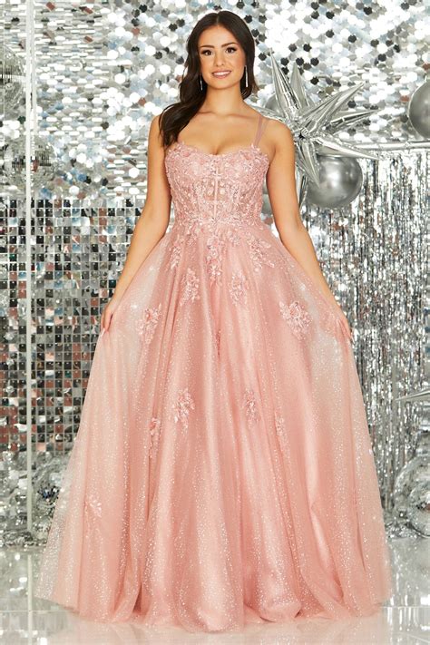 Tiffanys Blake Heather Pink Prom Dress Dotique