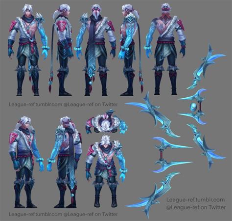 Lol净雪之月韦鲁斯皮肤展示原画炫彩边框模型图标背景故事52pk单机游戏