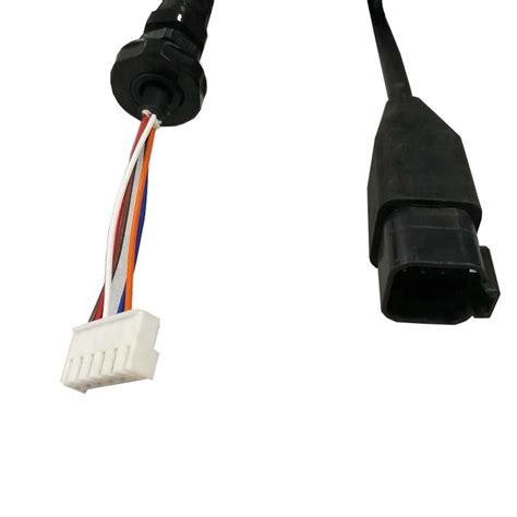 Pin Way Sealed Waterproof Electrical Wire Connector With Cable China Electronic Wire Harness