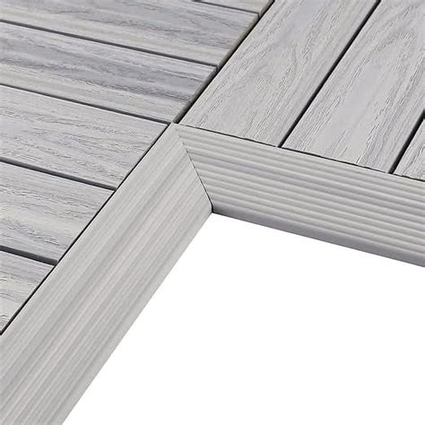 1 6 Ft X 1 Ft Quick Deck Composite Deck Tile Inside Corner Fascia In