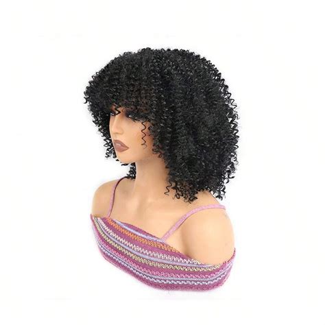 Afro Wigs For Black Women Kinky Curly Hair Wig Afro Synthetic Full Wigs