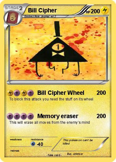 Pokémon Bill Cipher 21 21 Bill Cipher Wheel My Pokemon Card