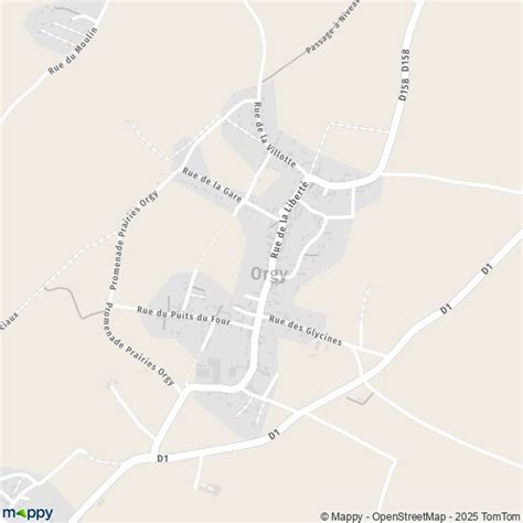 Plan Orgy Carte De Orgy 89240 Chevannes Et Infos Pratiques