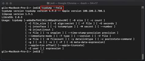 Creating Pcap Files On Mac With Tcpdump