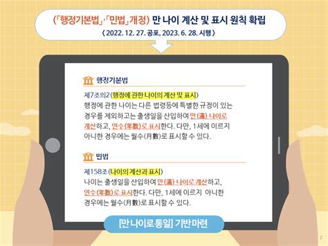 오는 6월 28일부터 시행하는 ‘만 나이 … 사회에서 어떻게 정착될까 썰리