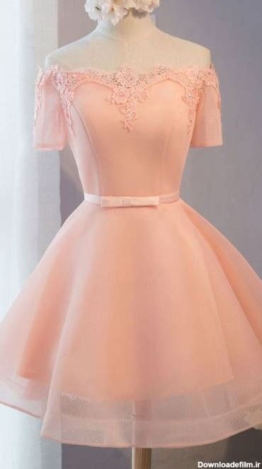 عکس لباس دخترانه مجلسی کوتاه
