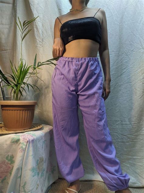 Pastel Purple Jagger Pants Womens Fashion Bottoms Other Bottoms On Carousell