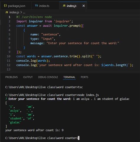 Asiya Naveed On Linkedin Typescript Wordcounter Javascript Coding