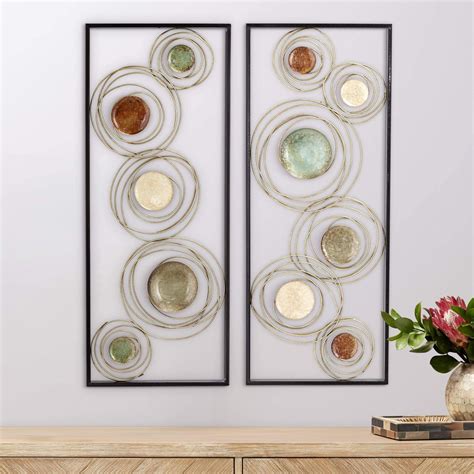 Colorful Abstract Circle Wall Art