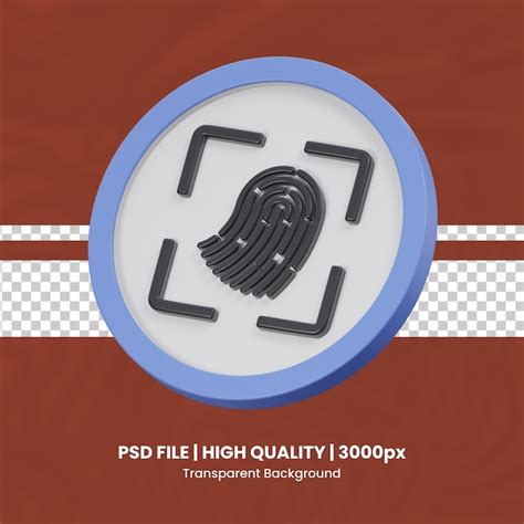 enhanced fingerprint scan security psd high quality free psd templates